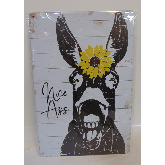 Unbranded | Accents | Nice A Funny Sign Gag Gift Jackass Mule Horses ...